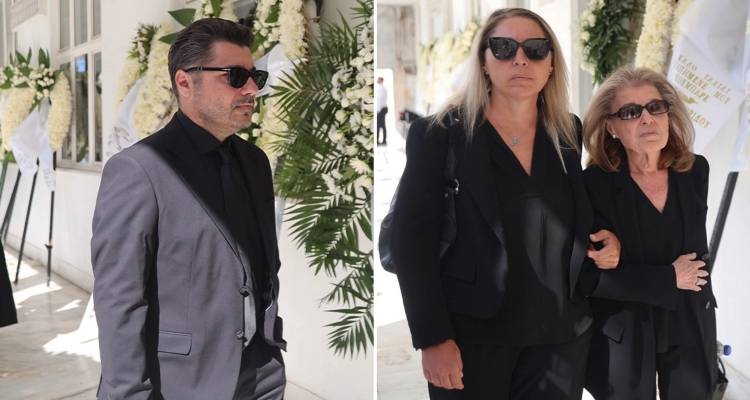 Το τελευταίο αντίο στον Δημήτρη Κωνσταντάρα στο Α' Νεκροταφείο - Δείτε ...